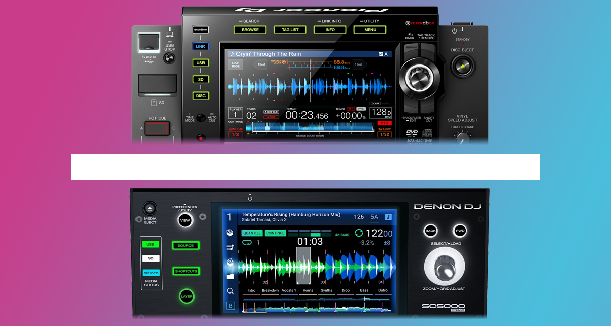 Head To Head: Pioneer DJ CDJ-2000NXS2 Vs Denon DJ SC5000 Prime