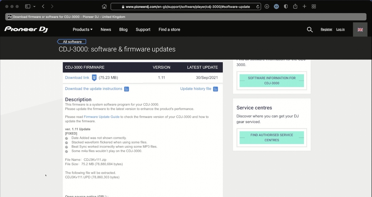How To Update The Firmware On Pioneer DJ CDJ-3000 Media Players