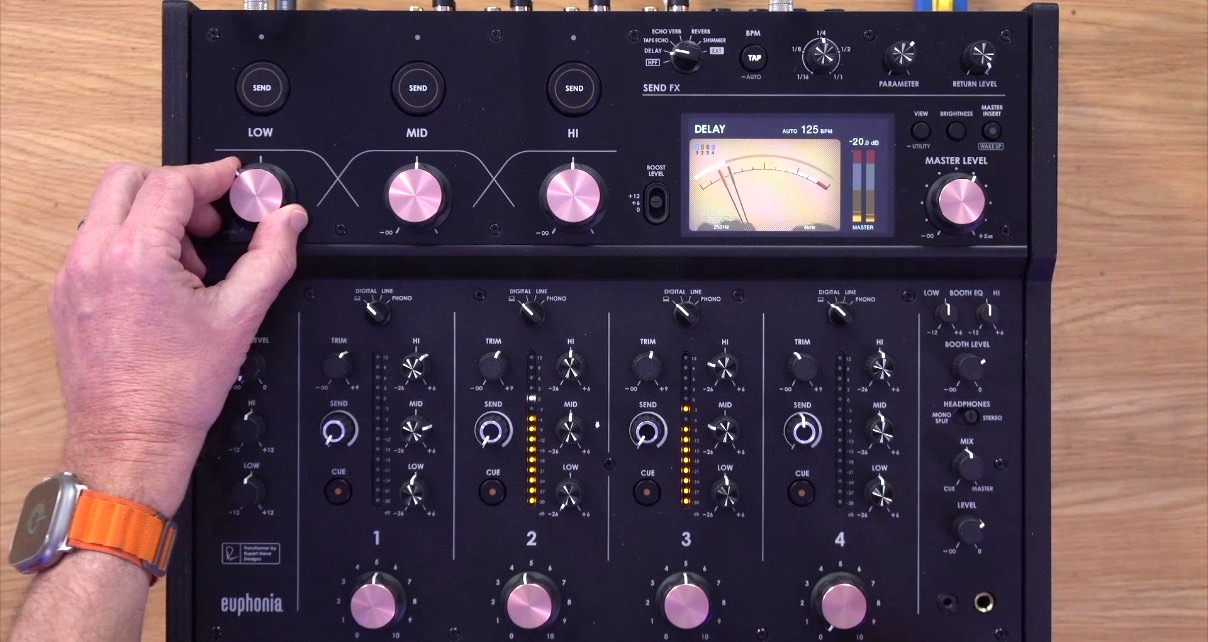 AlphaTheta Launches Euphonia, A High-End Rotary Mixer - Digital DJ Tips